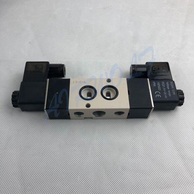 5/2 Way Double Coil Pneumatic Solenoid Valves Airtac 4M320-08 4M320-10 ... 5/2 Way Double Coil Pneumatic Solenoid Valves Airtac 4M320-08 4M320-10 ...
