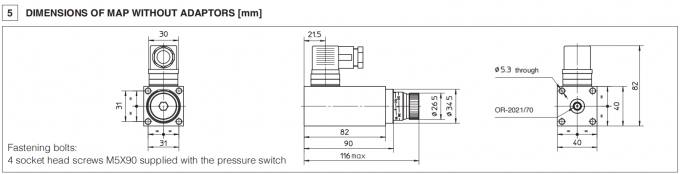 ATOS Hydraulic Electric Pressure Switches Type DC24V MAP-040/E MAP-320 ...