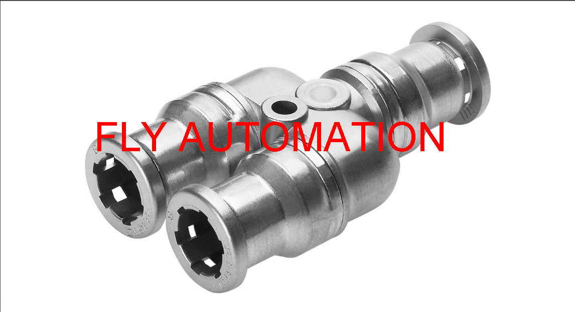 FESTO Push In Y Connector Pneumatic Tube Fittings CRQSY-8 130658 ...